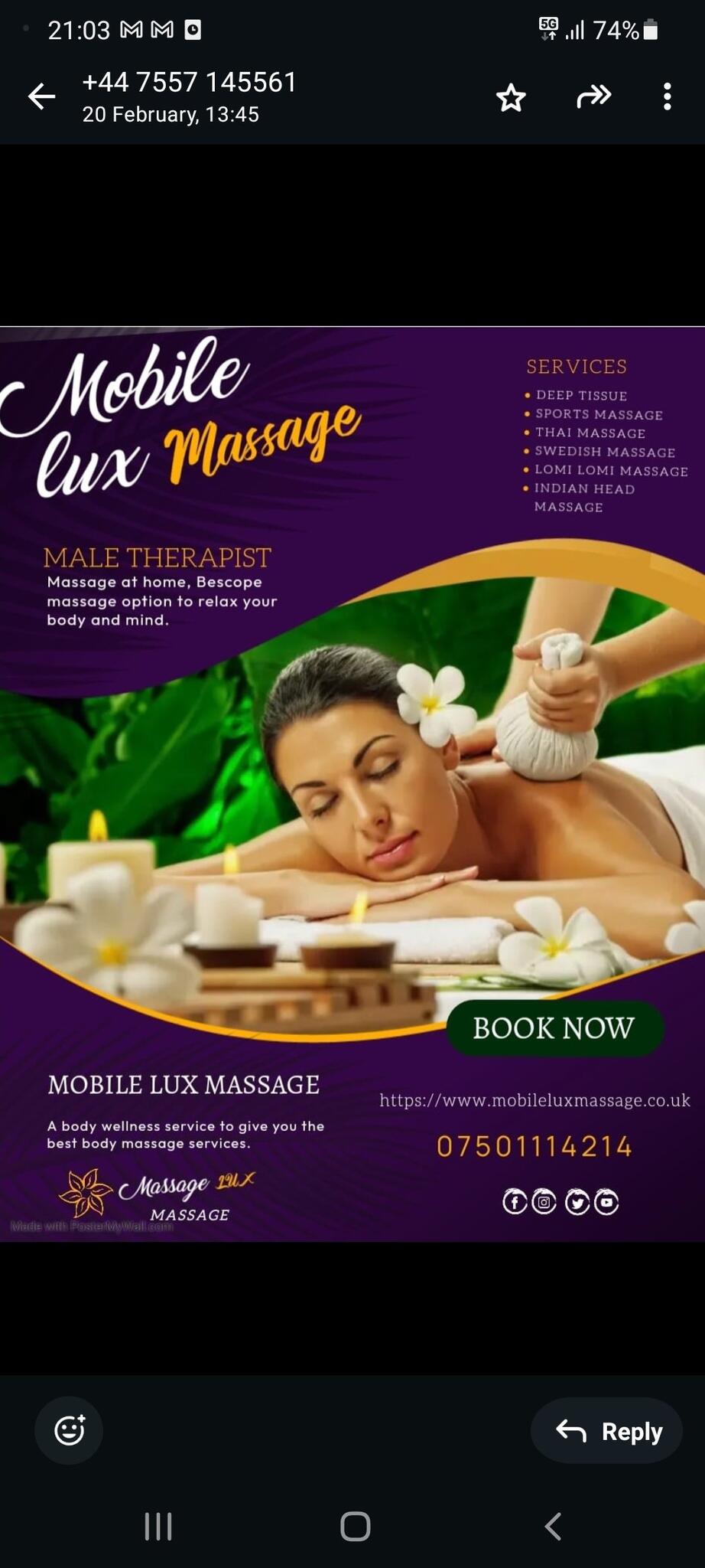 Mobile Lux Massage - Luton - Nextdoor