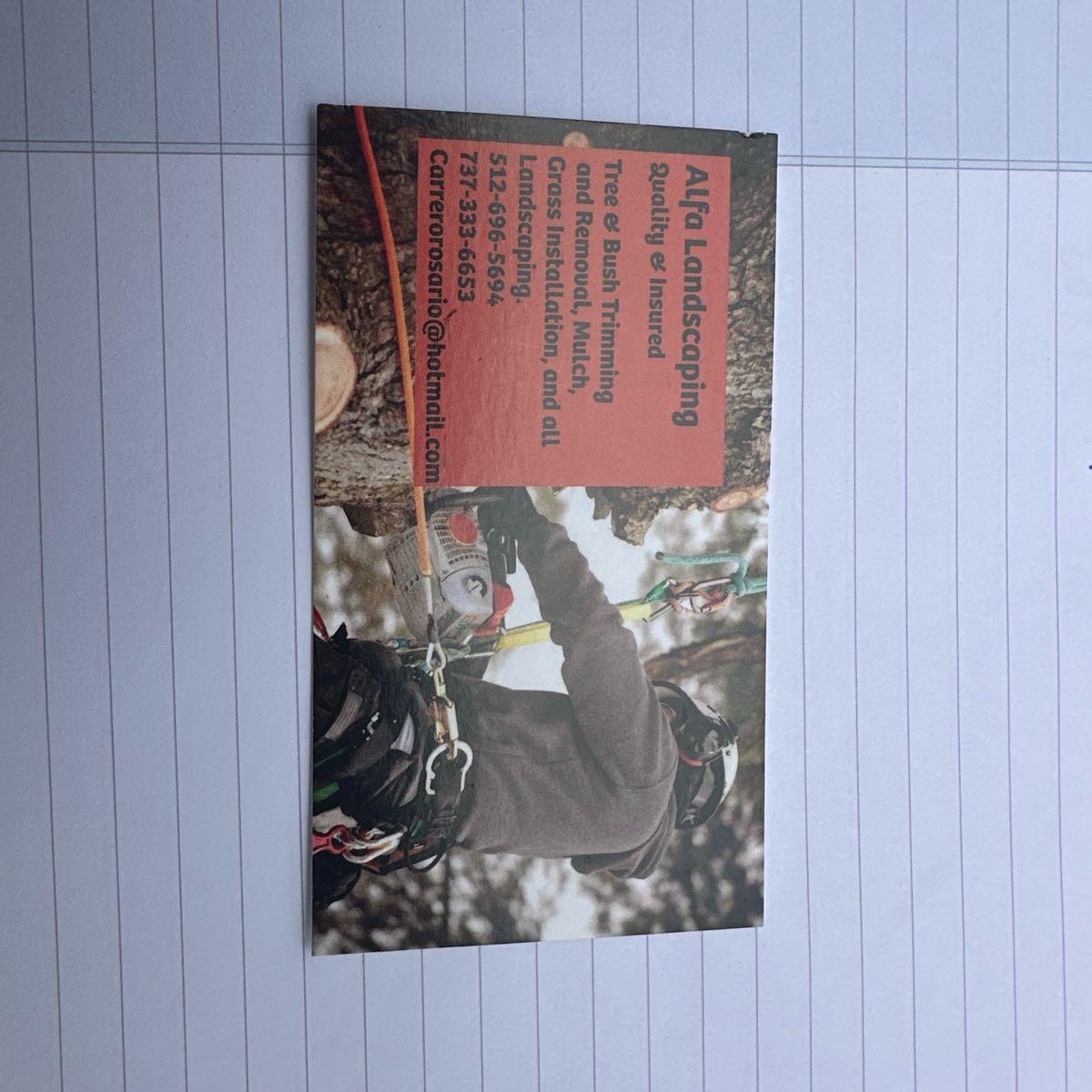 Alfa landscaping - Georgetown, TX - Nextdoor