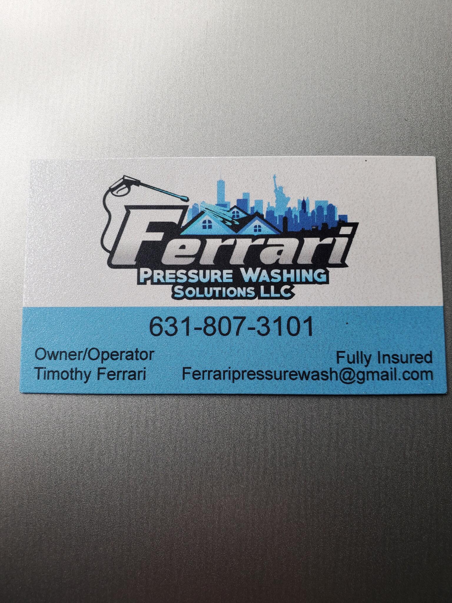 Ferrari Pressure Washing Solutions LLC - East Northport, NY - Nextdoor