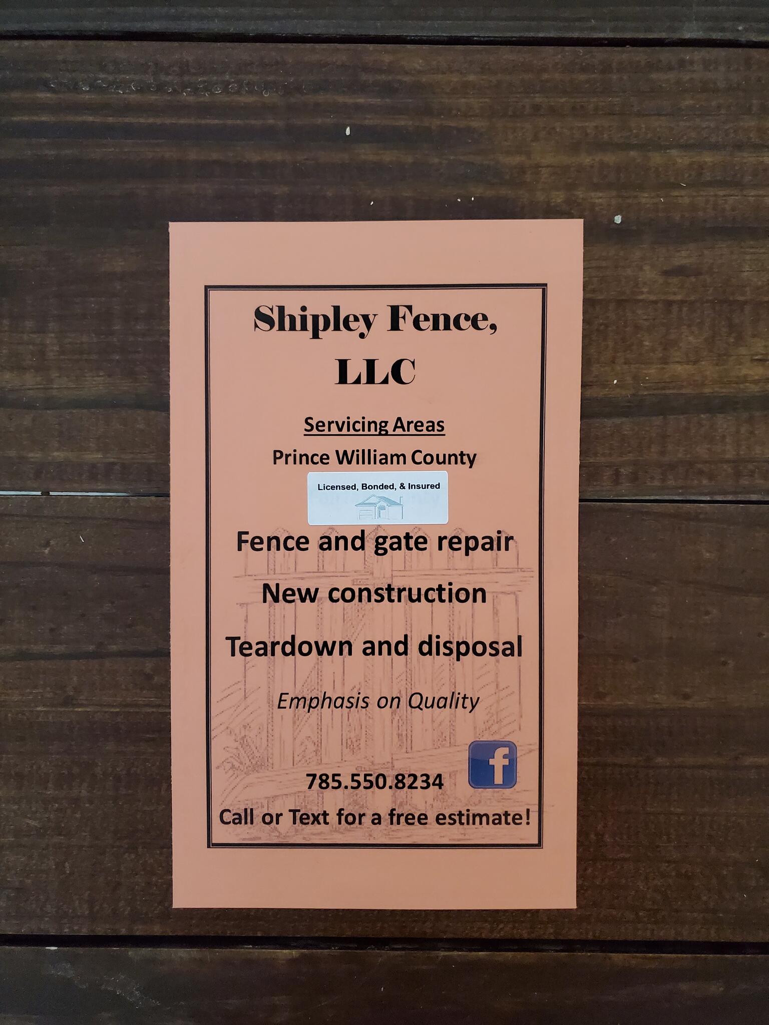 Shipley Fence LLC - Woodbridge, VA - Nextdoor