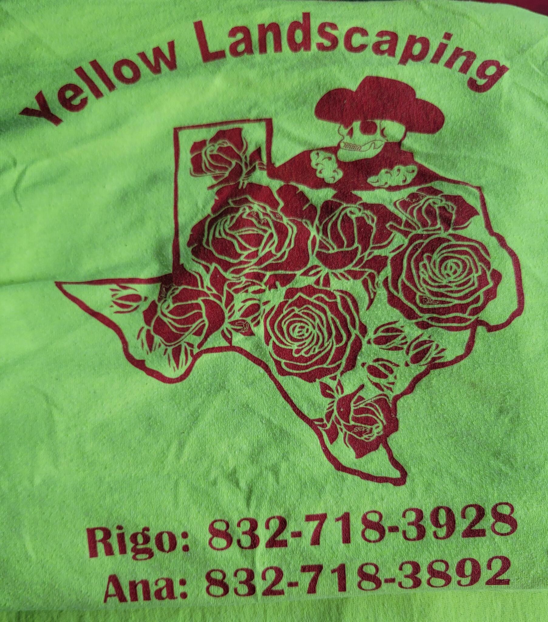 Yellow landscaping - Nextdoor