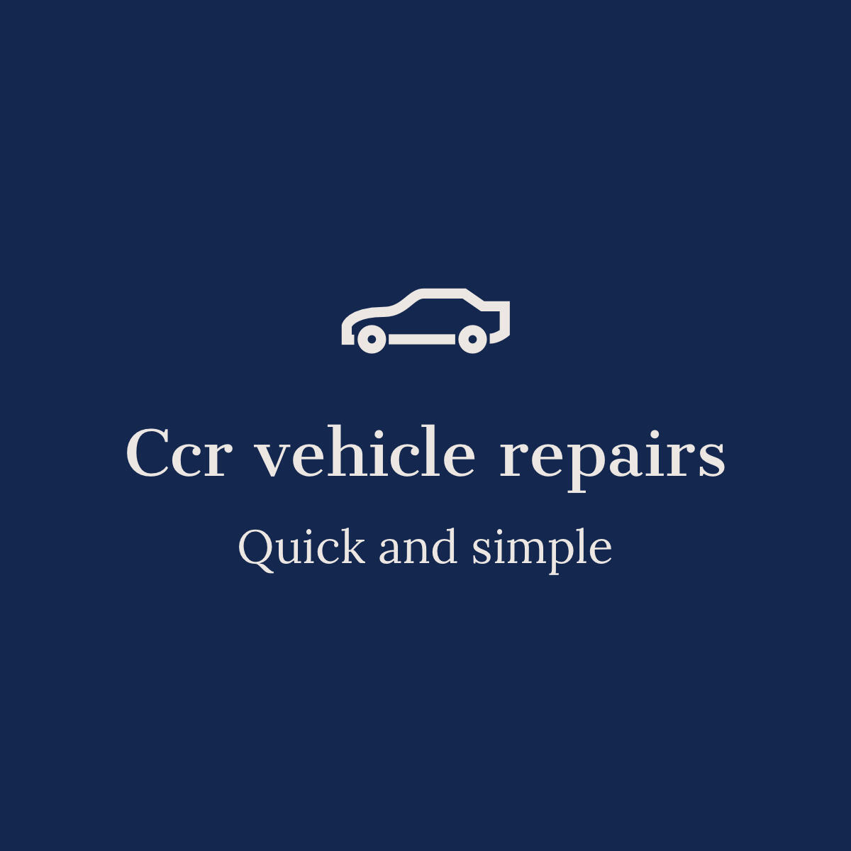 Ccr vehicle repairs - Nextdoor