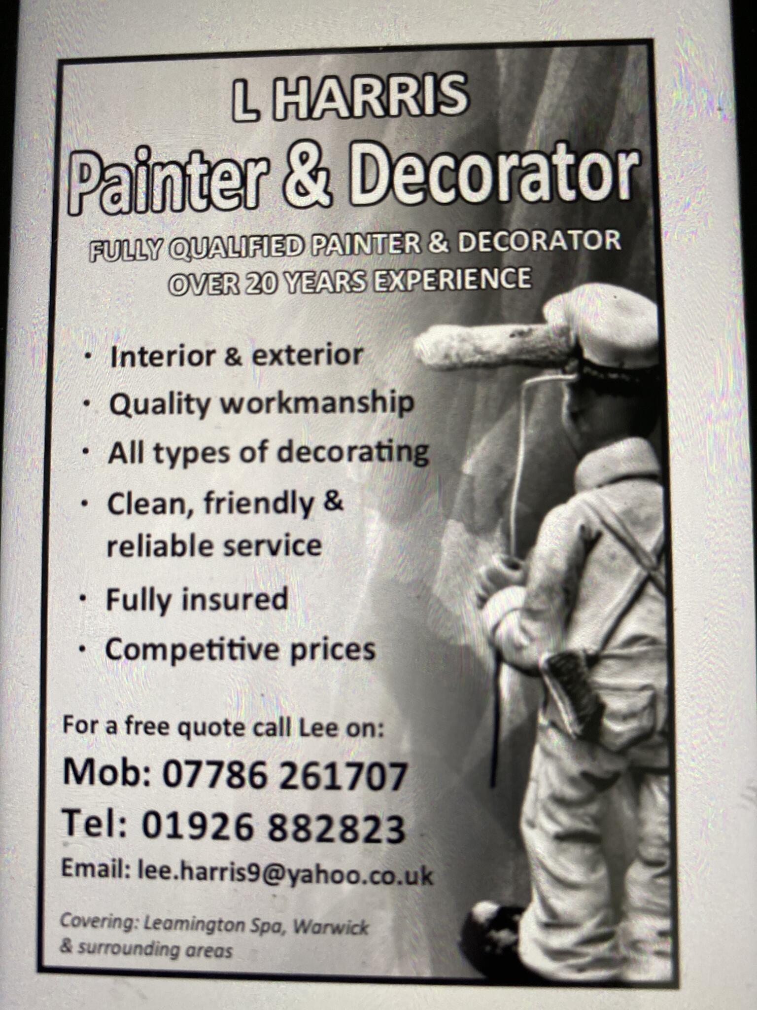 L Harris Painter & Decorator - Leamington Spa - Nextdoor