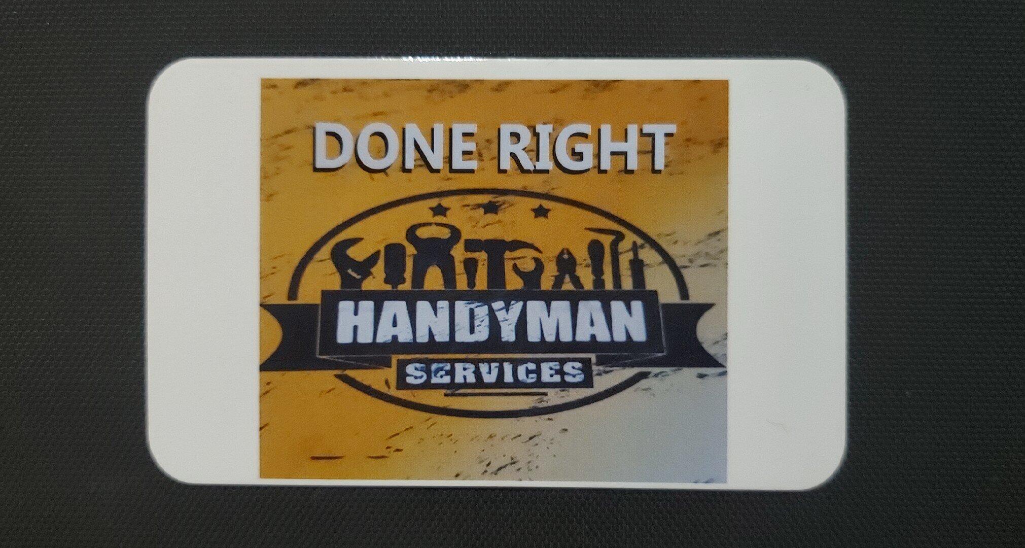Done Right Handyman Services - Kansas City, MO - Nextdoor