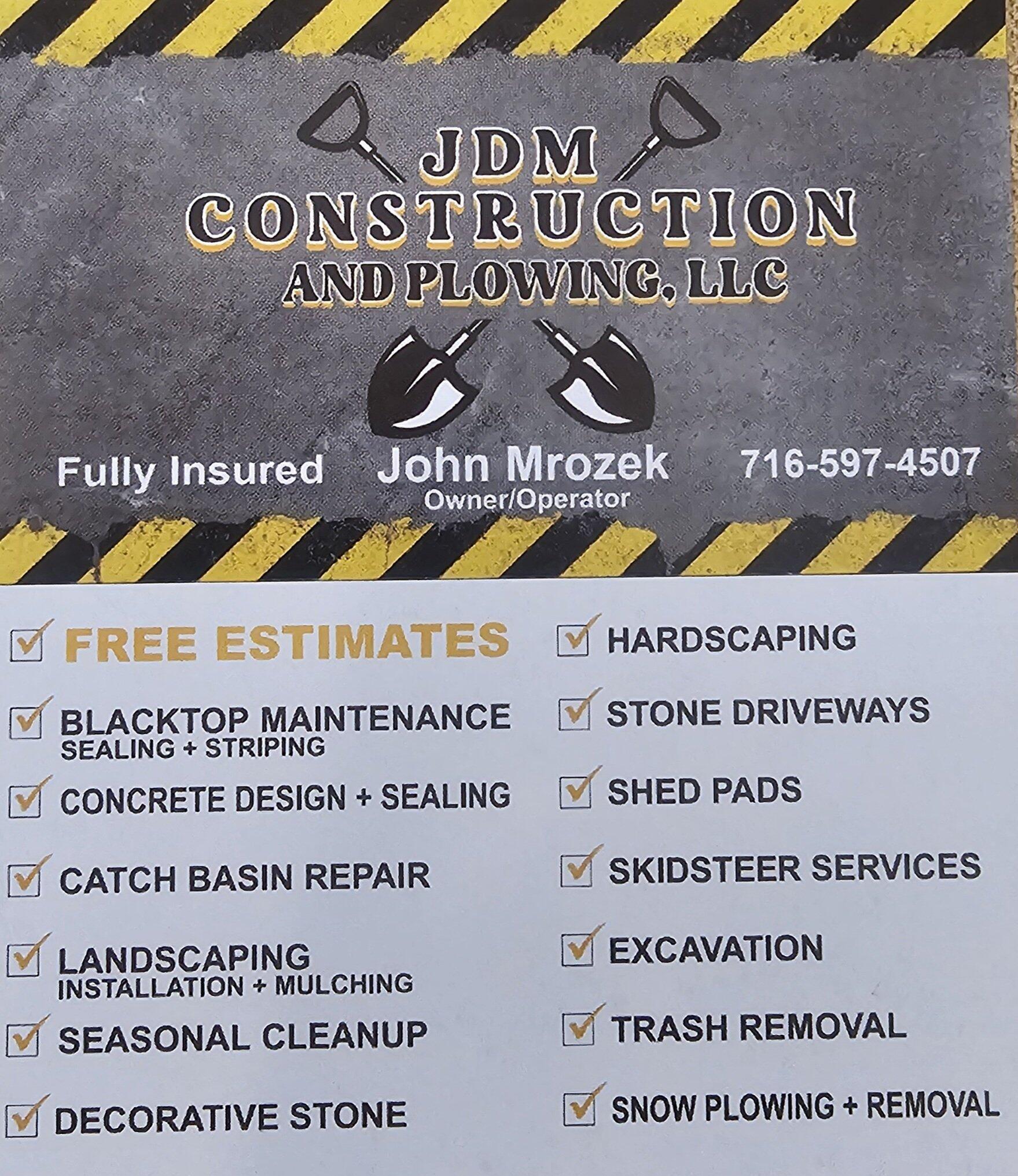 JDM Construction & Plowing - Angola, NY - Nextdoor