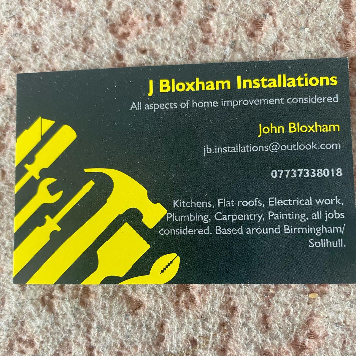 J Bloxham installations - Nextdoor