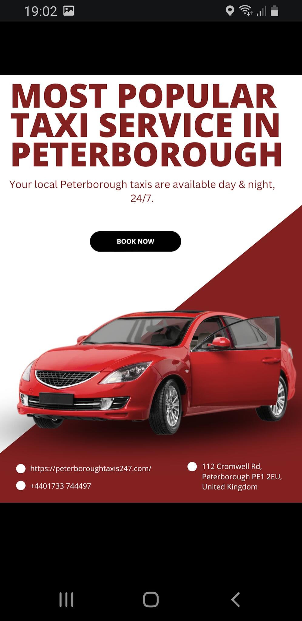 Peterborough taxi 247/365 - Peterborough, England - Nextdoor