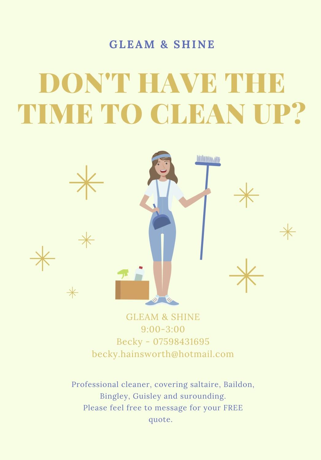 Gleam & shine - Shipley - Nextdoor