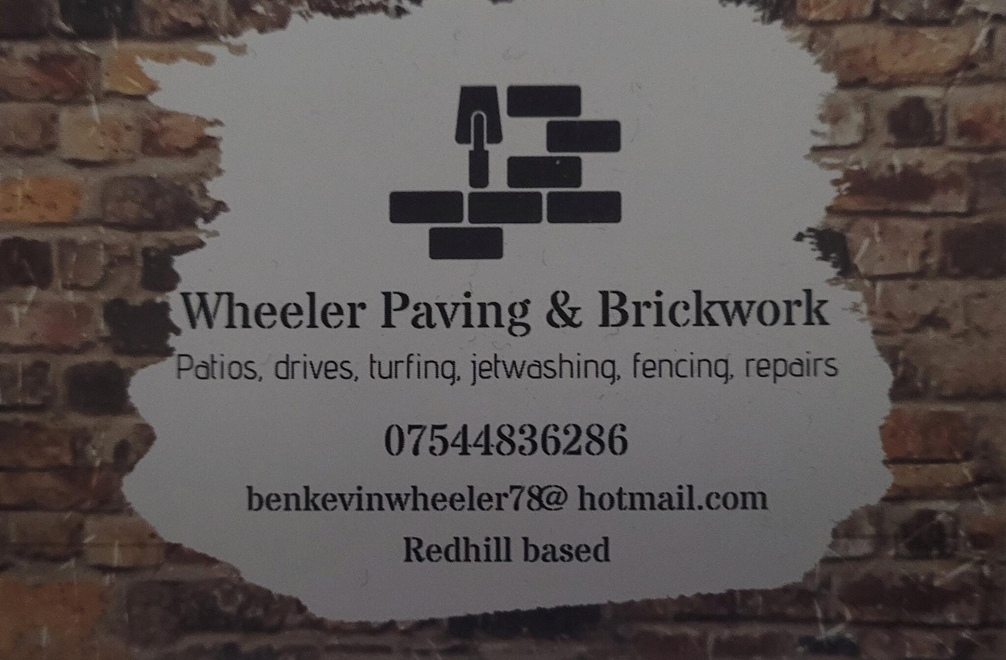Wheeler paving and brickwork - Redhill - Nextdoor