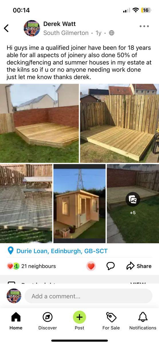 Dez joinery 👌 - Dalkeith, GB-SCT - Nextdoor