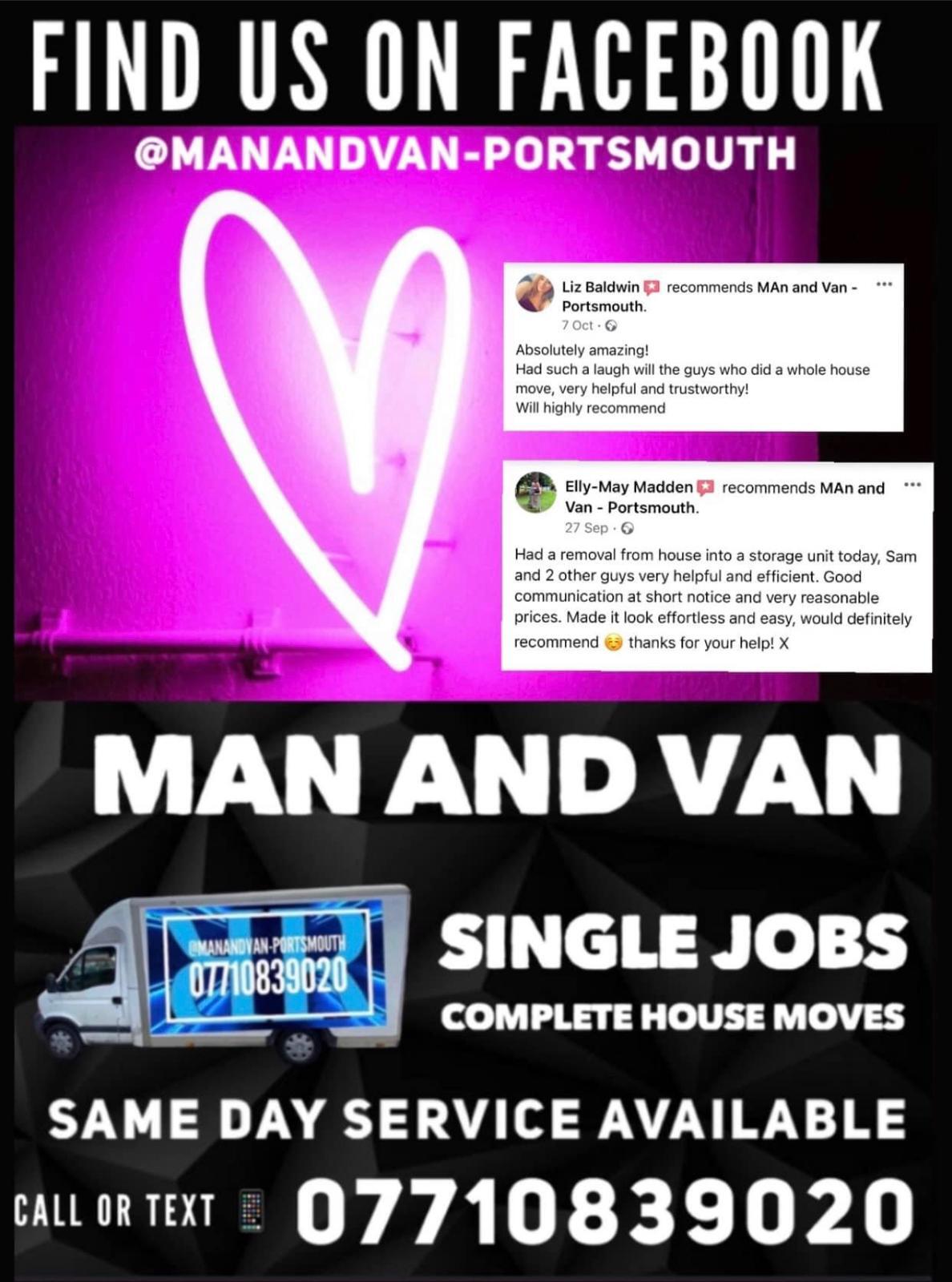 man and van Portsmouth and rubbish clearance - Nextdoor