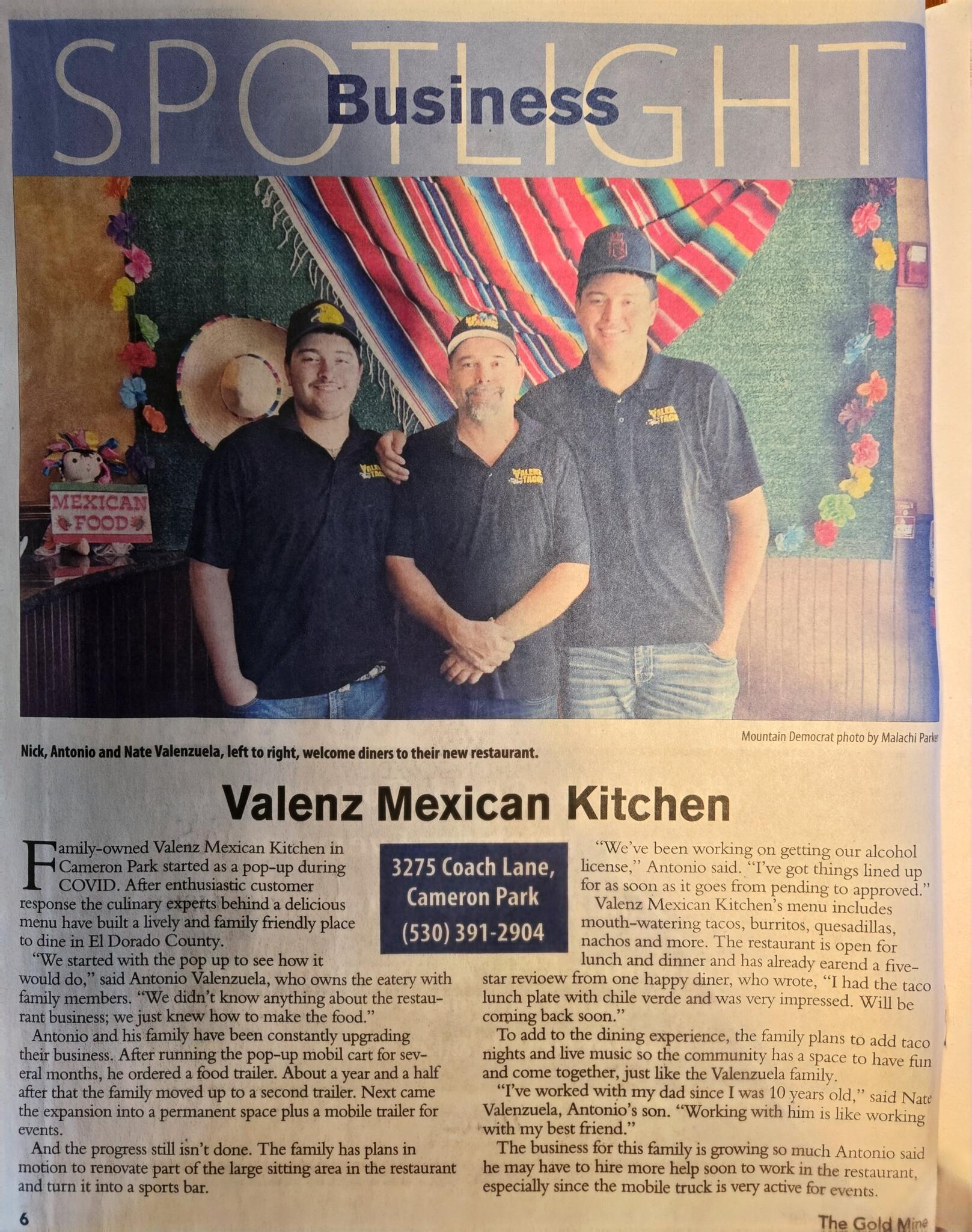 Valenz Mexican kitchen - Cameron Park, CA - Nextdoor
