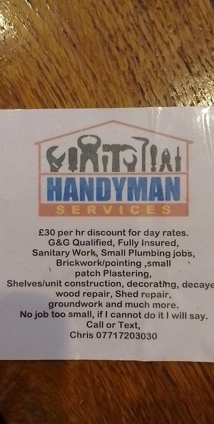 Macclesfield and Congleton Handyman services - Congleton, GB-ENG - Nextdoor