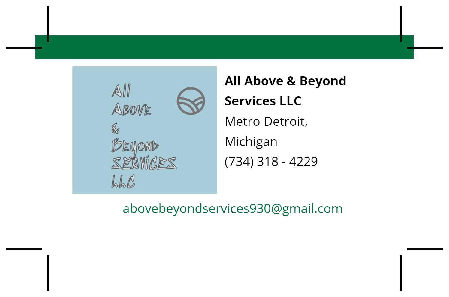 All Above & Beyond Services LLC - Romulus, MI - Nextdoor