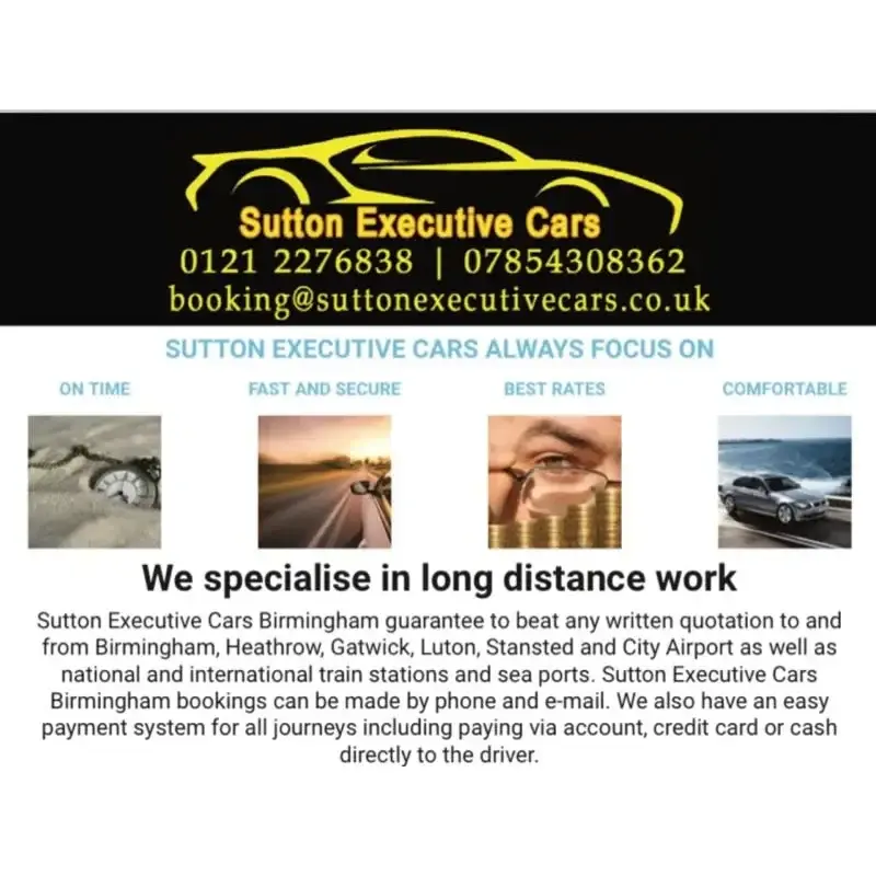 Sutton Executive Cars - Birmingham - Nextdoor