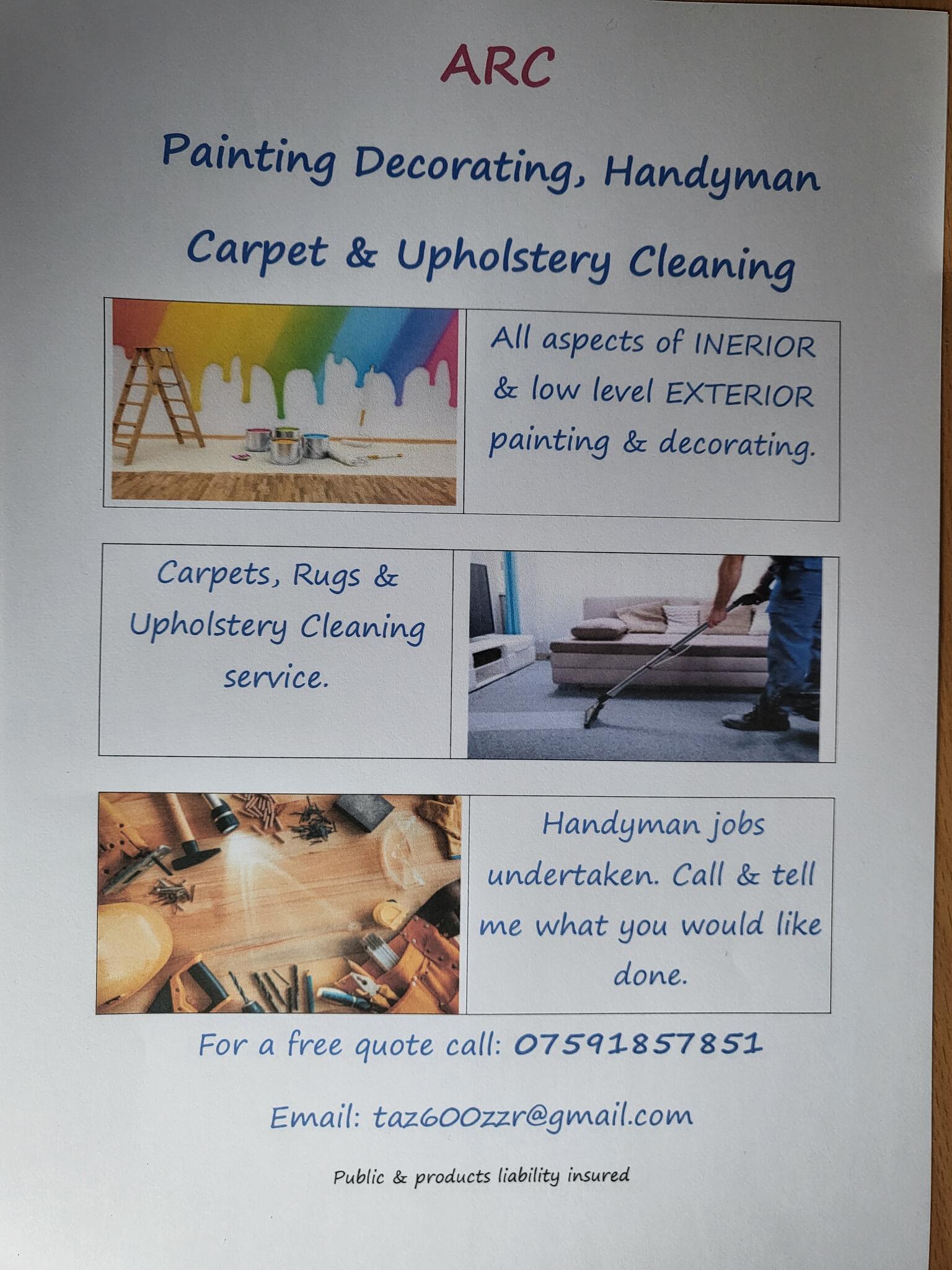 ARC Painting Decorating Handyman Carpet cleaner - Nextdoor