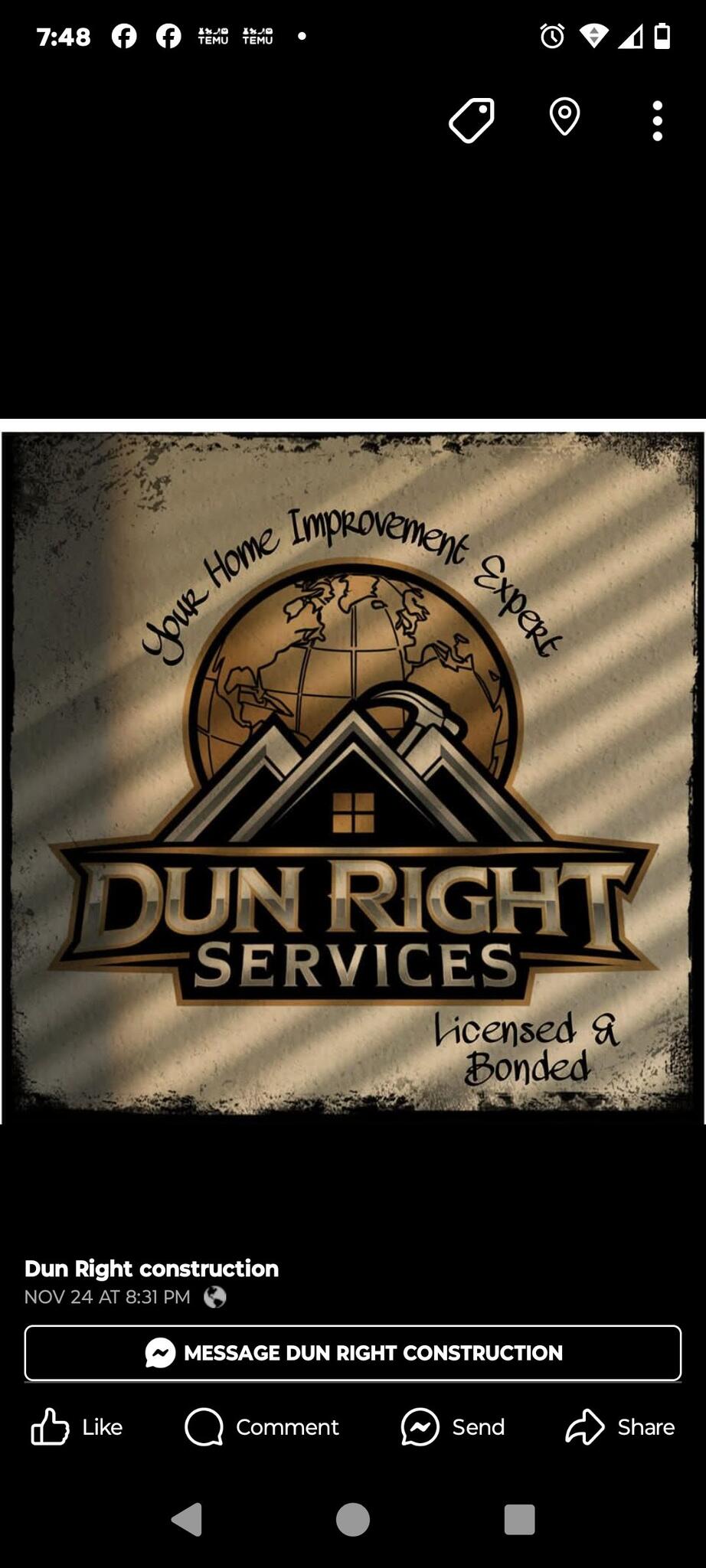 dun Right Services LLC - Bethel, OH - Nextdoor