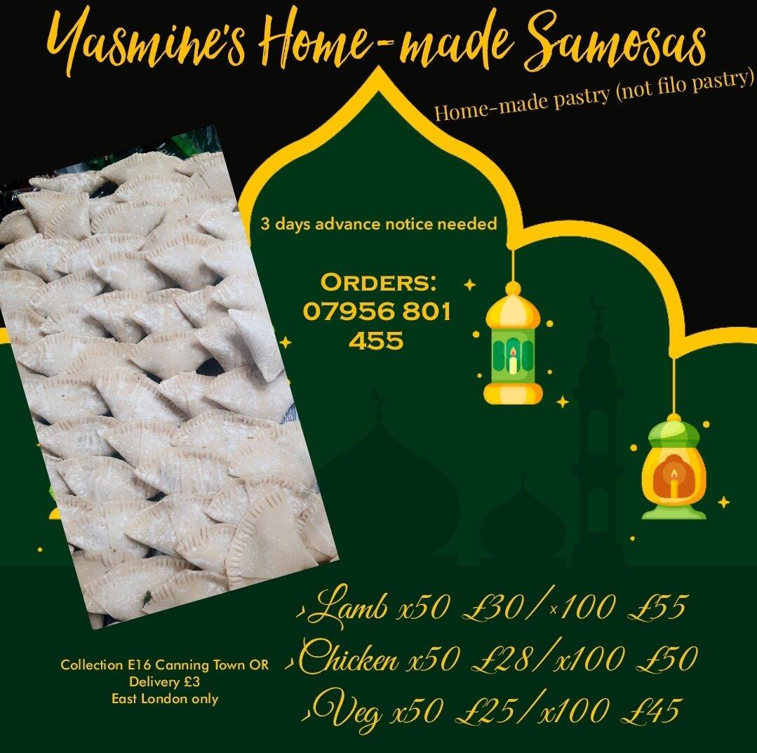yasmines home made samosas - London, GB-ENG - Nextdoor