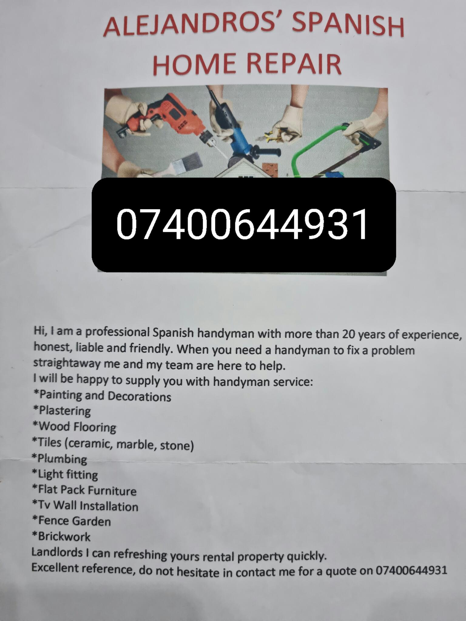Spanish General Builder - London, England - Nextdoor