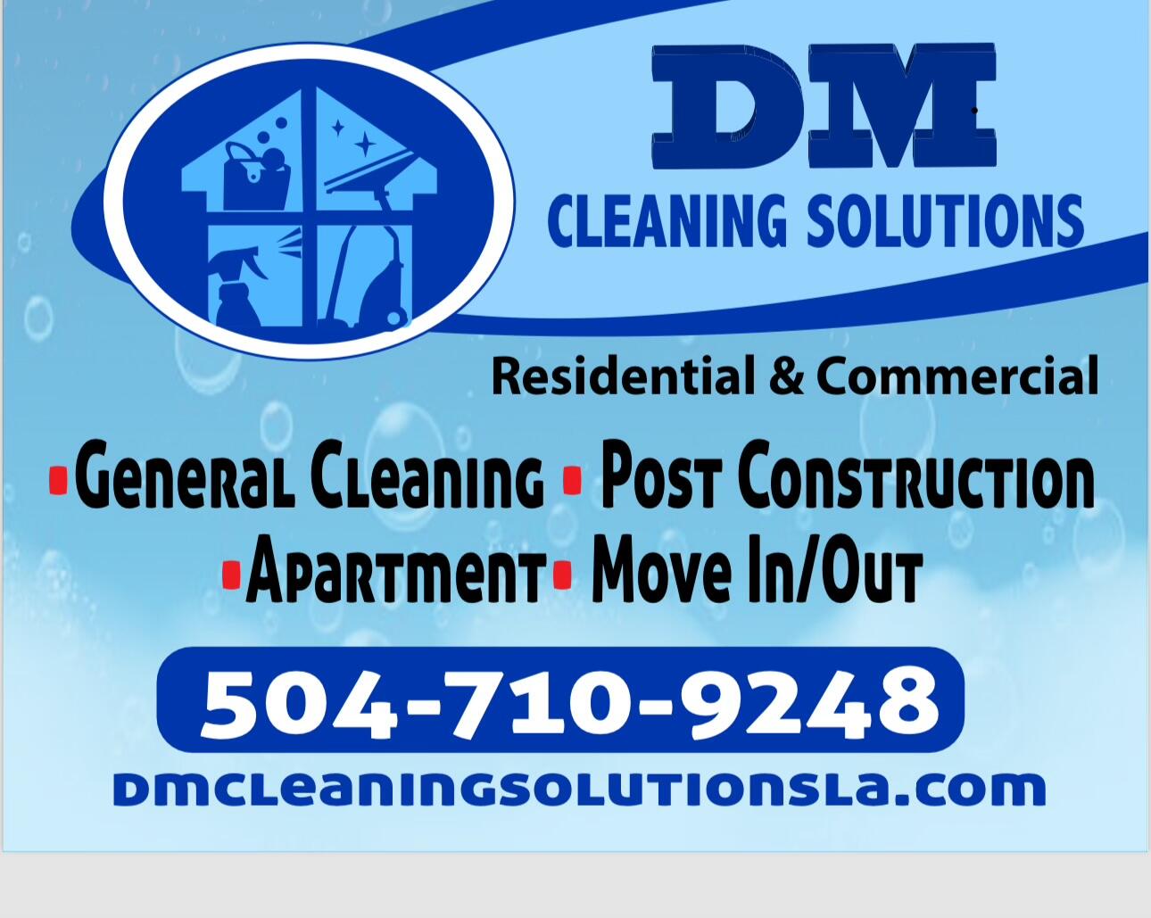 DM cleaning solutions - Metairie, LA - Nextdoor