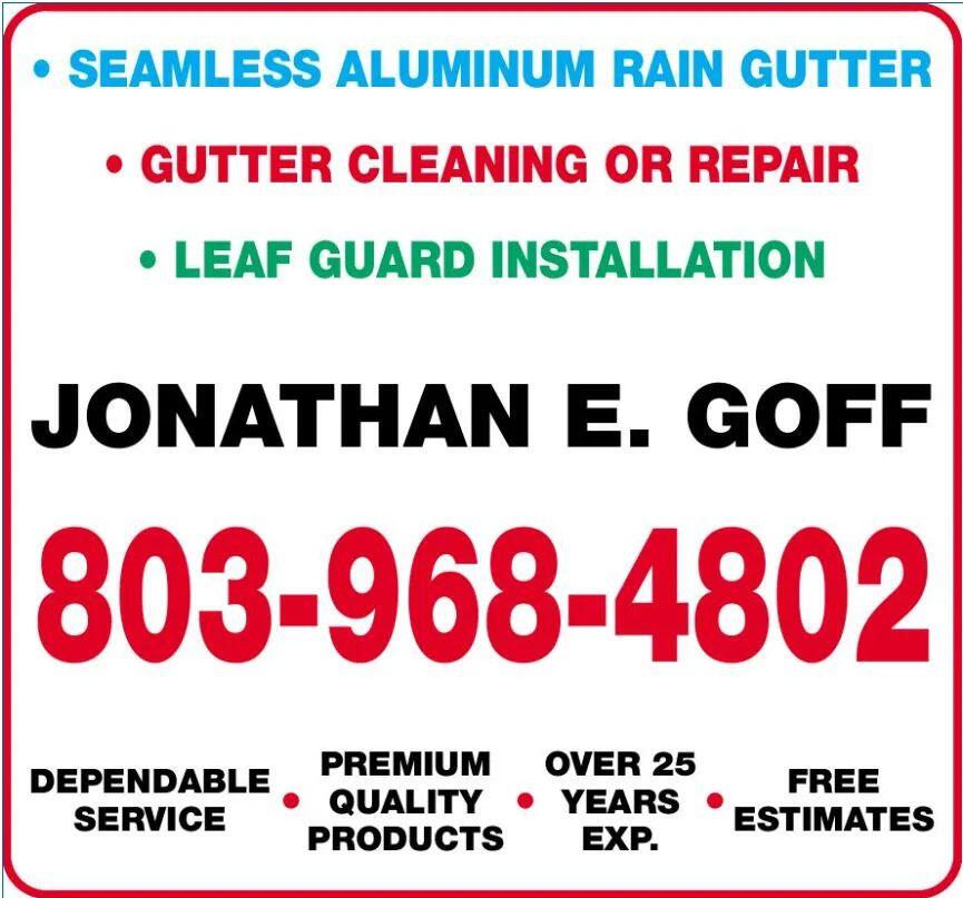 Jonathan E. Goff - Seamless Aluminum Rain Gutter, Leaf Guard, Gutter ...