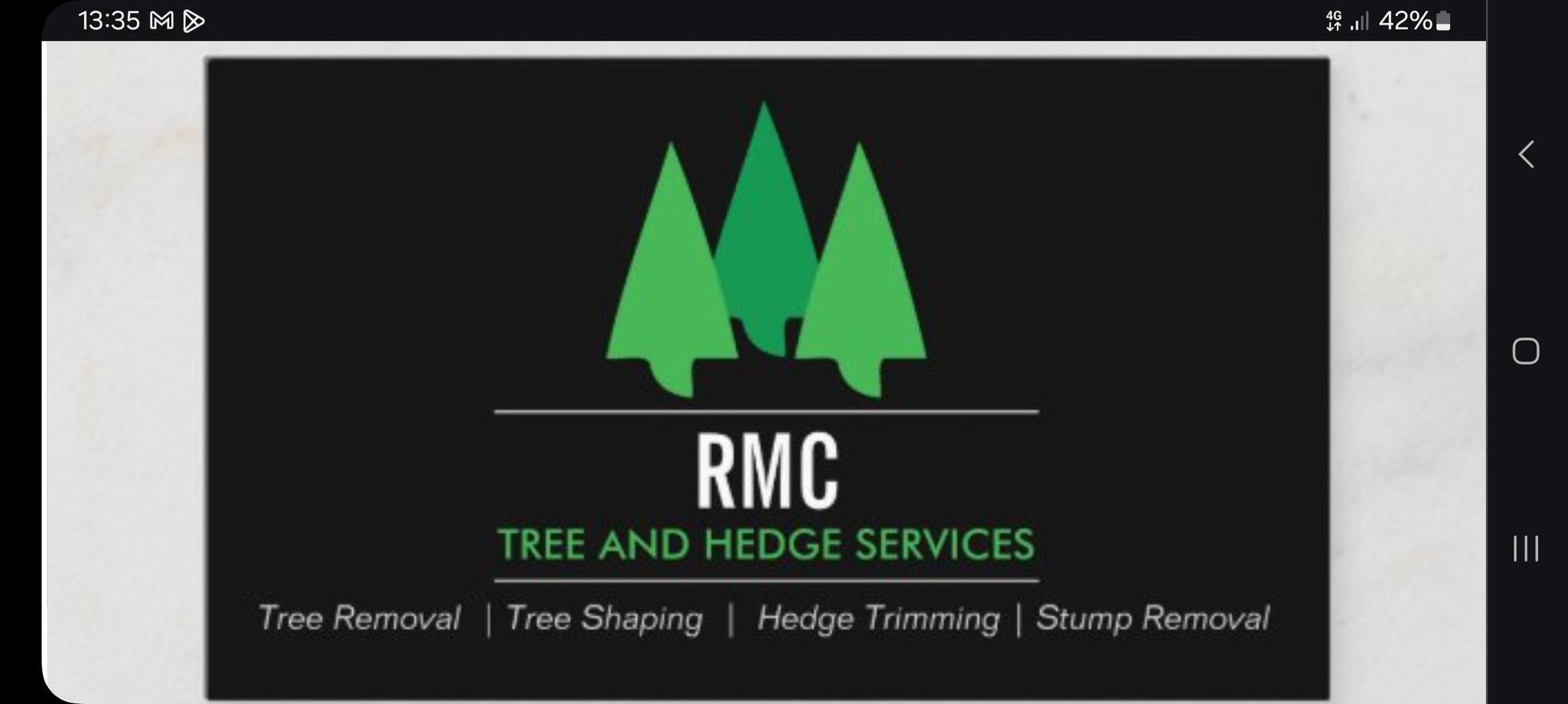 rmc tree and hedge services - Coatbridge, GB-SCT - Nextdoor