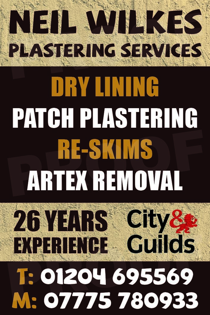 Neil wilkes plastering Services 07775780933 - Bolton, Lancashire - Nextdoor