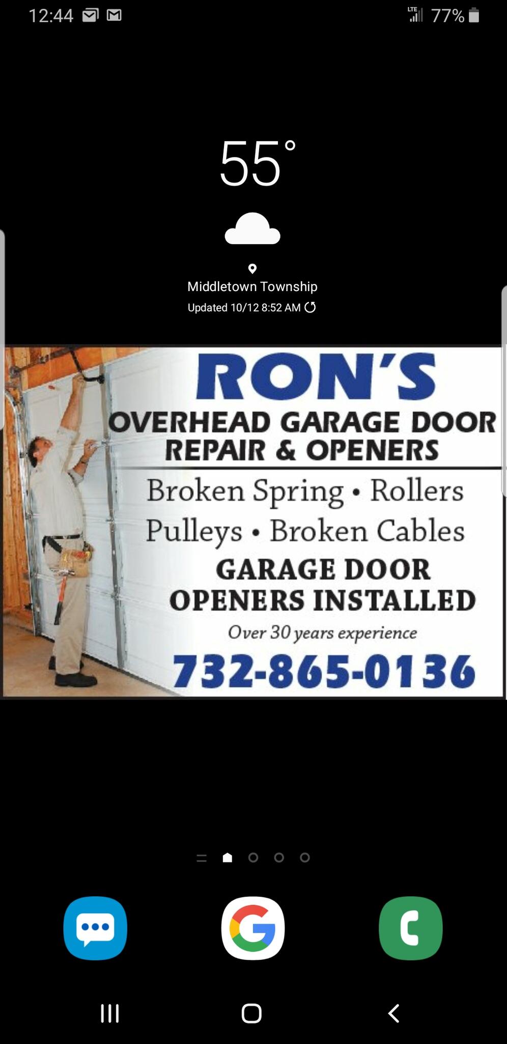 Ron's Overhead Garage Door Repairs - Toms River, NJ - Nextdoor