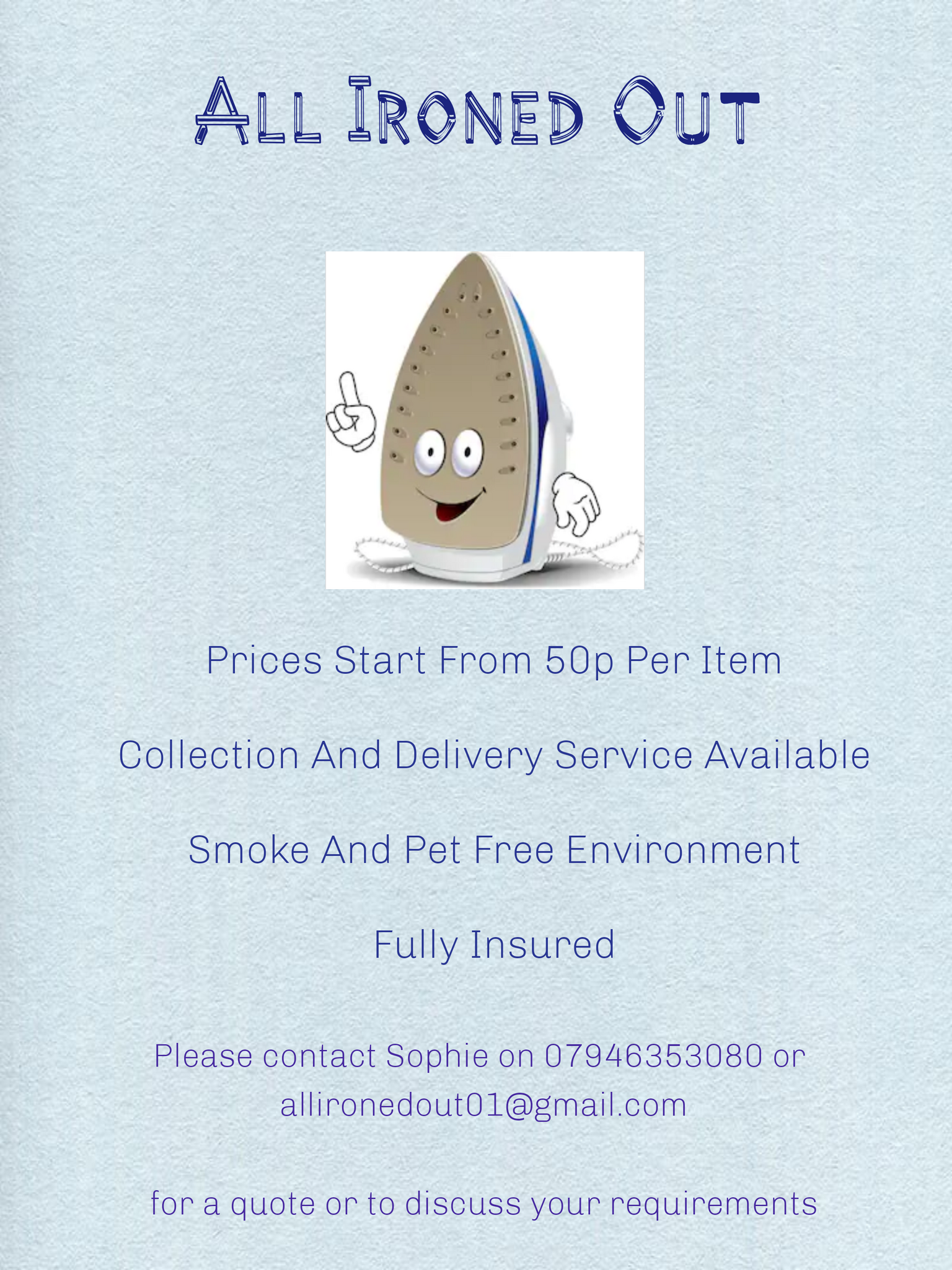 All Ironed Out - Ashford, England - Nextdoor