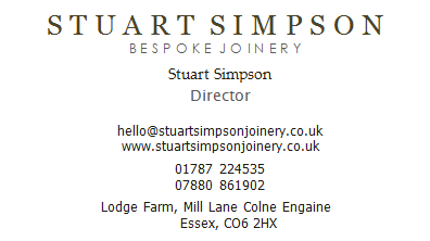 Stuart Simpson Bespoke Joinery - Colchester, England - Nextdoor