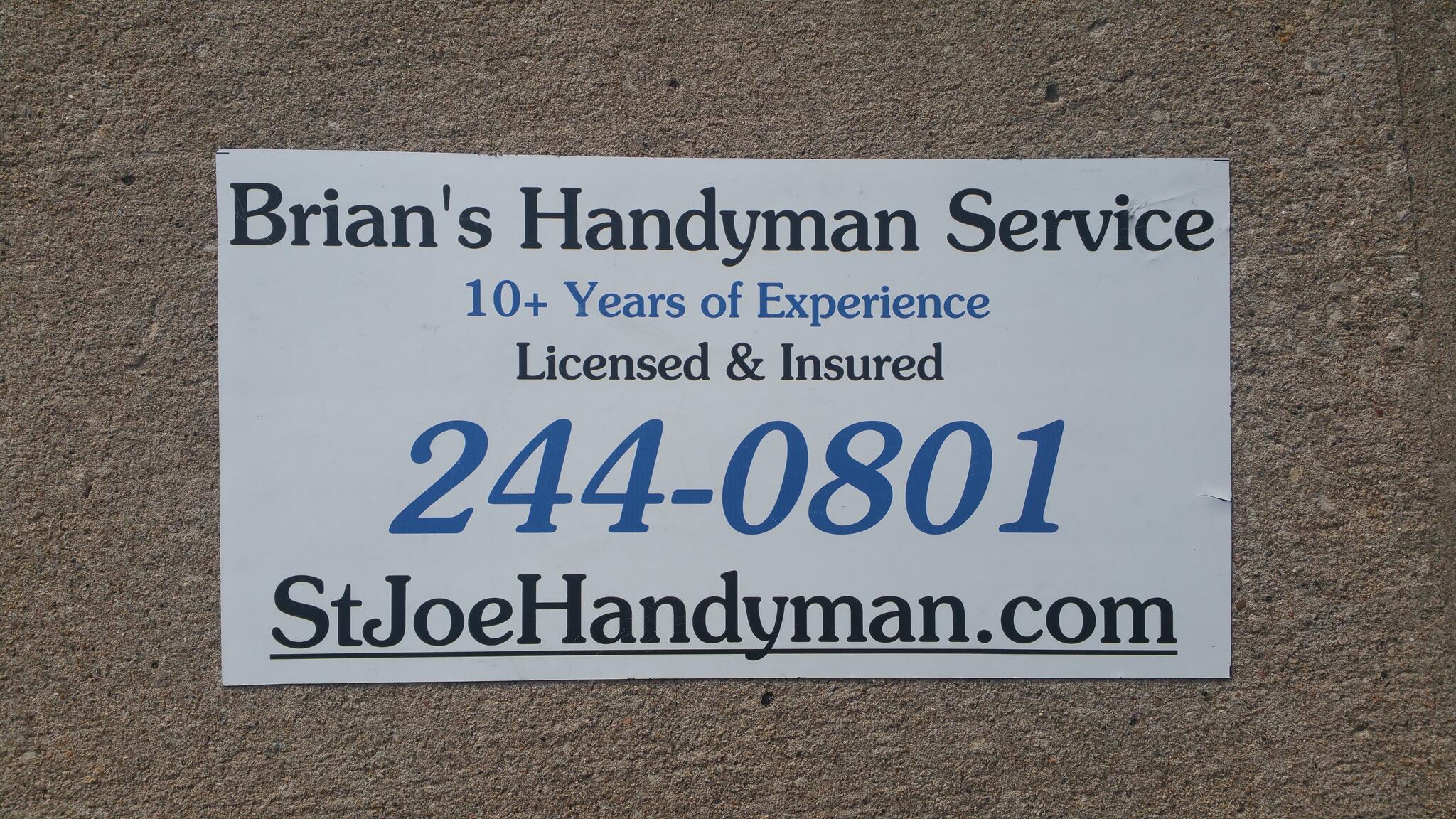 Brian's Handyman Service - Nextdoor