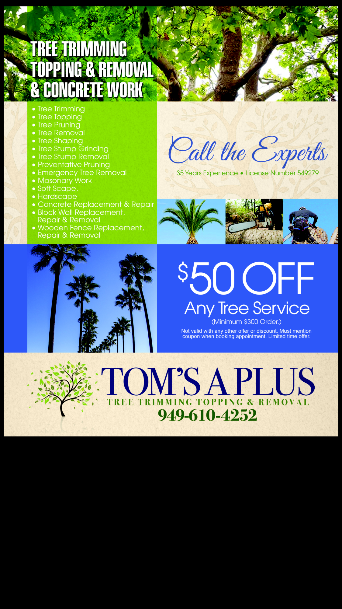 Tom’s Tree Service - Garden Grove, CA - Nextdoor