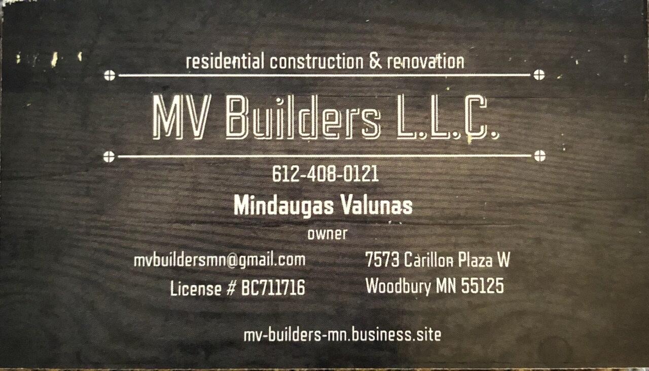 MV Builders L.L.C. - Saint Paul, MN - Nextdoor