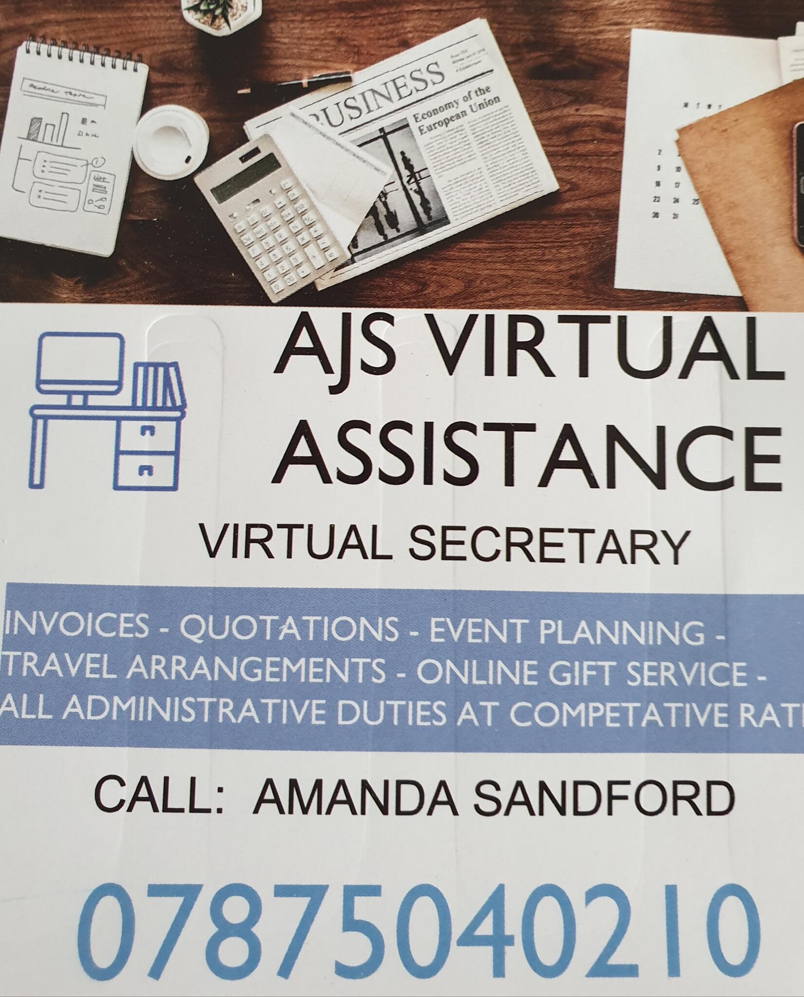 AJS Virtual Assistance Virtual Secretarial Services - Stevenage ...