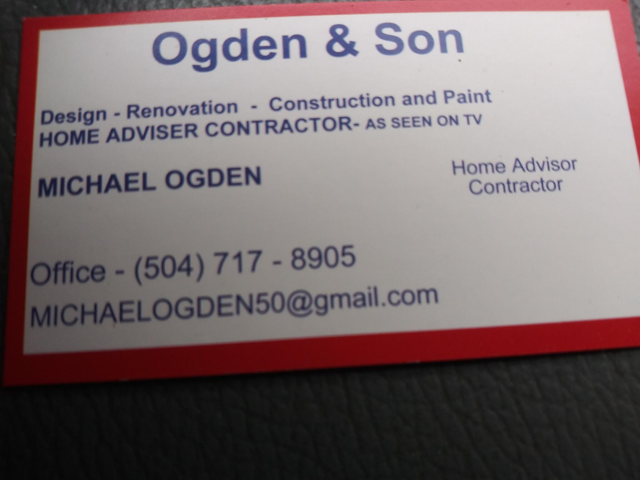 Ogden and Son construction and painting - New Orleans, LA - Nextdoor