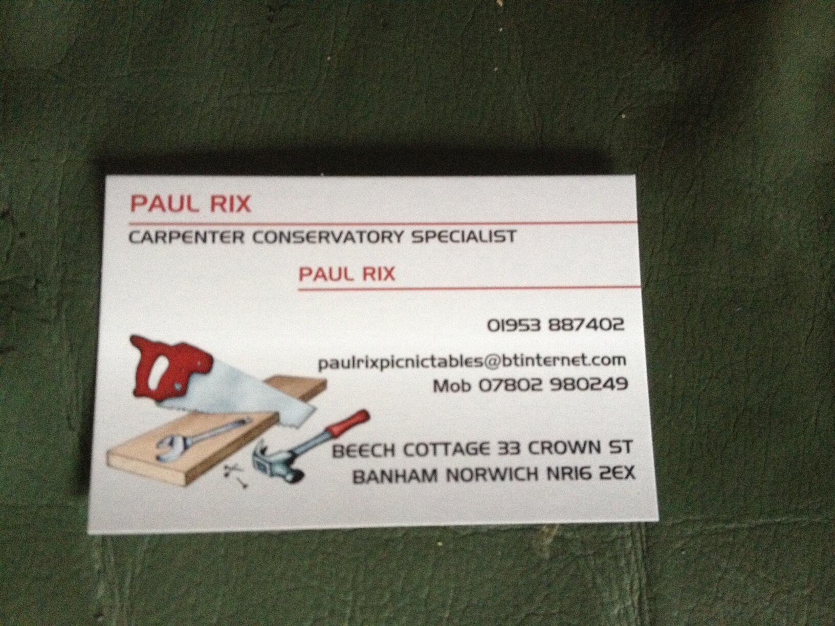 Paul Rix Carpenter - Norwich, England - Nextdoor