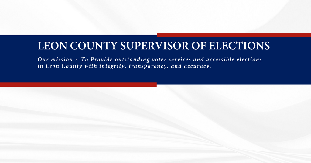 Leon County Supervisor of Elections - 189 updates