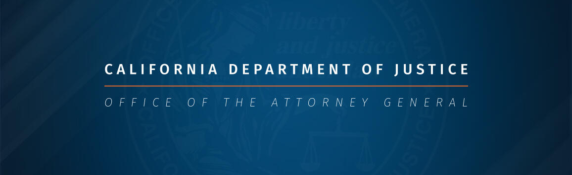 California Department Of Justice Logo
