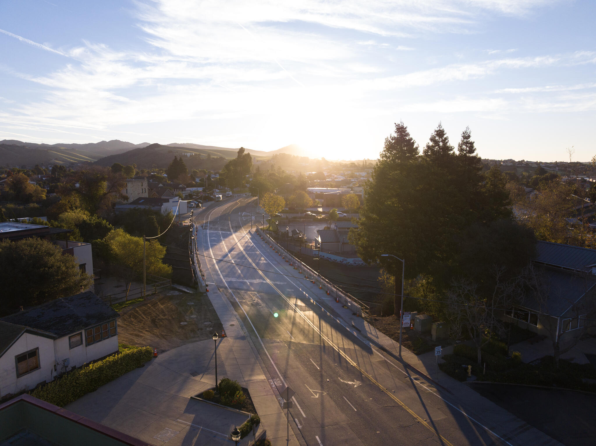🌲Work will begin today to add LED lights to the redwood tree at the ...