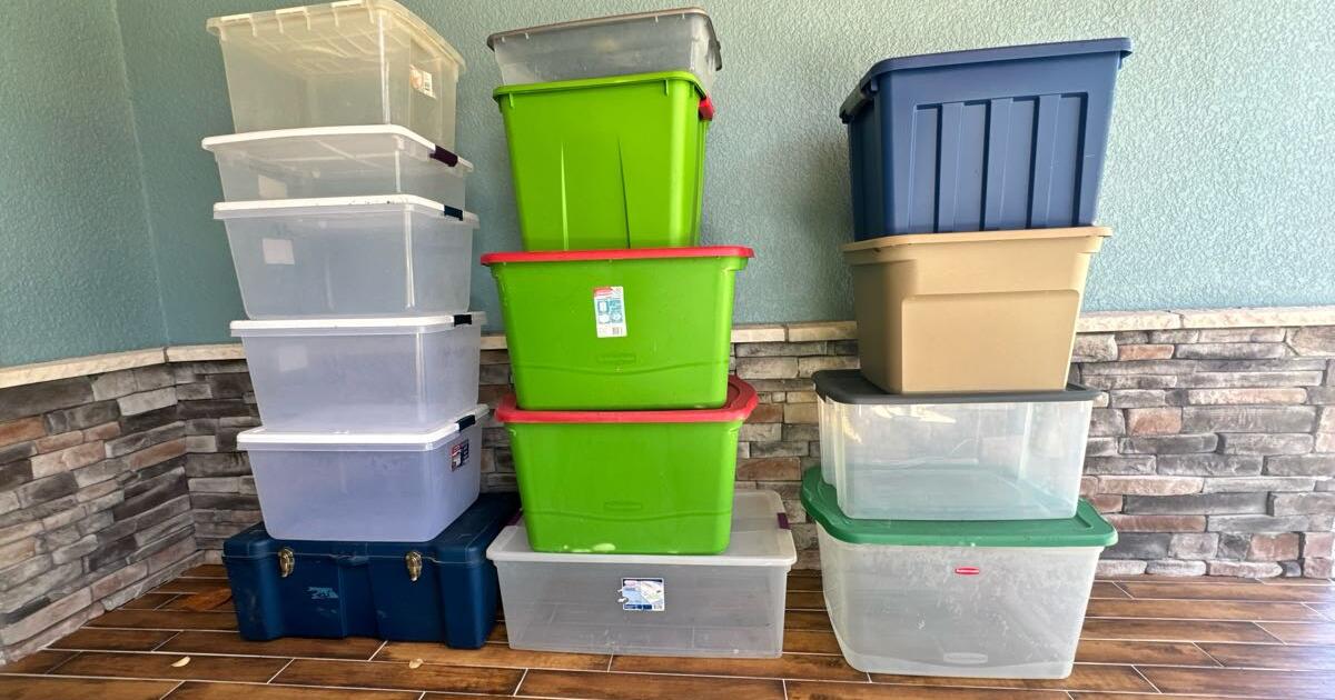 Assorted Storage Bins for $5 in St. Petersburg, FL | For Sale & Free ...