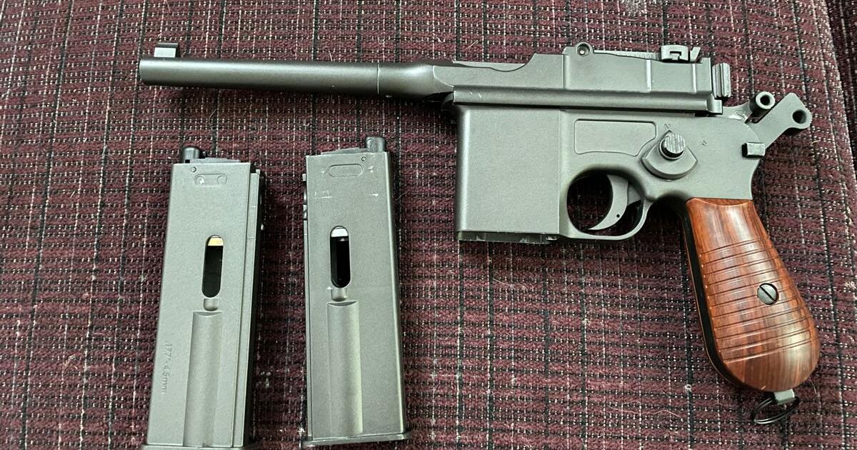 Umarex Legends M712 Blowback Automatic .177 Caliber BB Gun Air Pistol ...