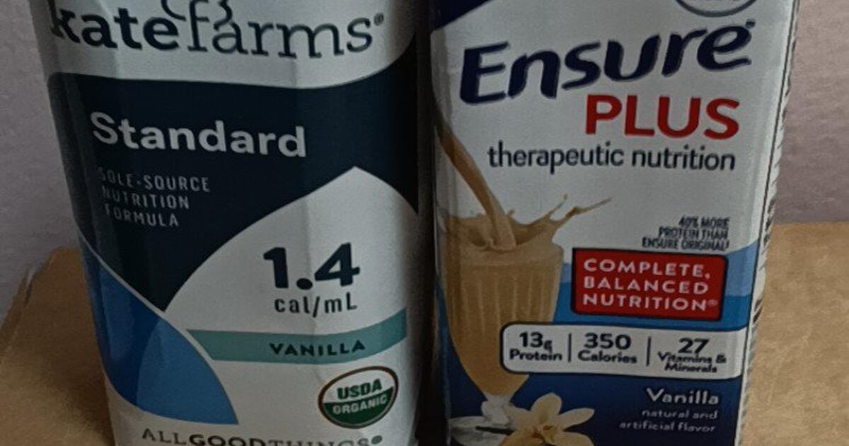 30 assorted cases of Ensure Plus and Kate Farms complete nutrition ...
