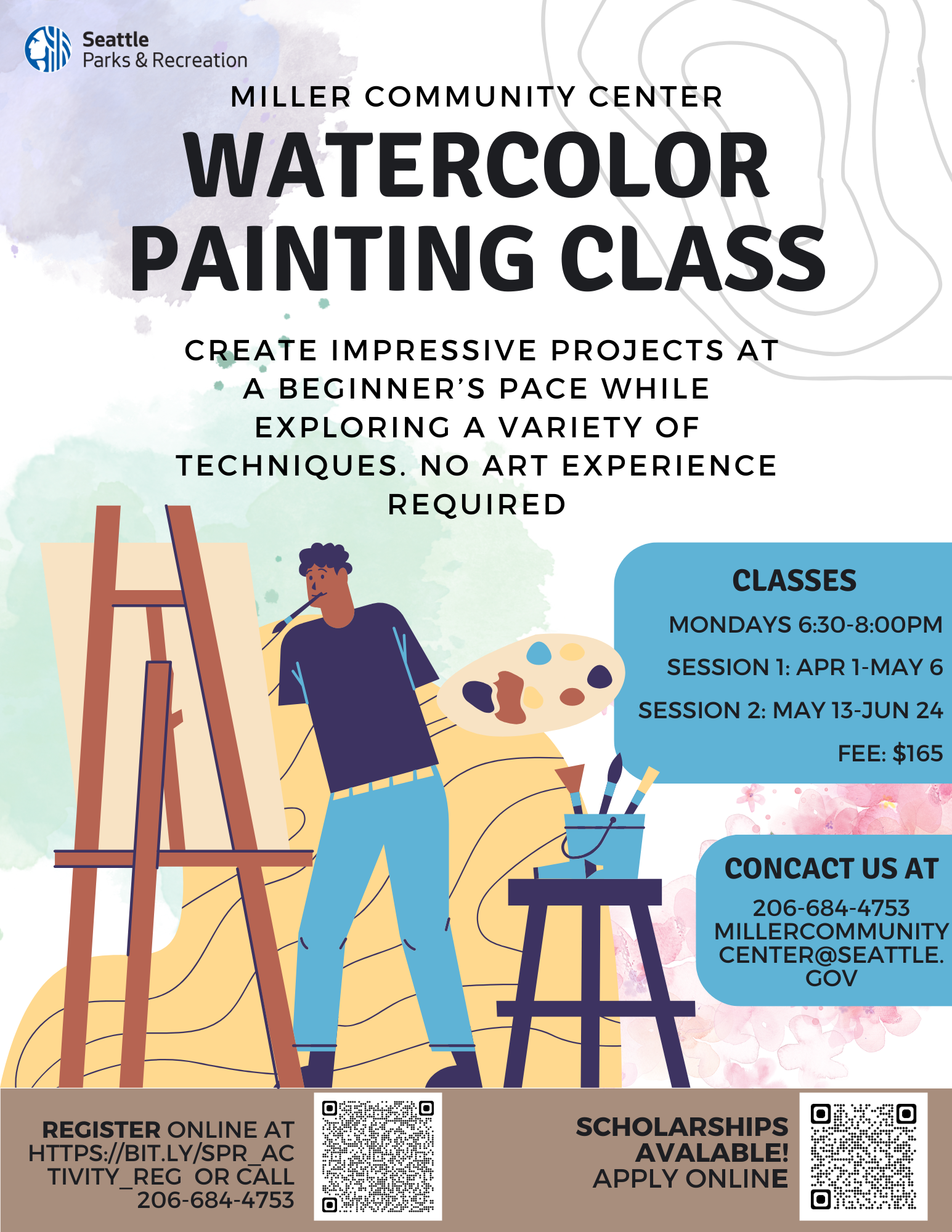 Join us for a fun, creative introduction to watercolor painting with ...