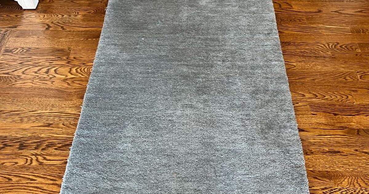 Hand knitted wool light blue runner (with pad) for $45 in Nicholasville ...