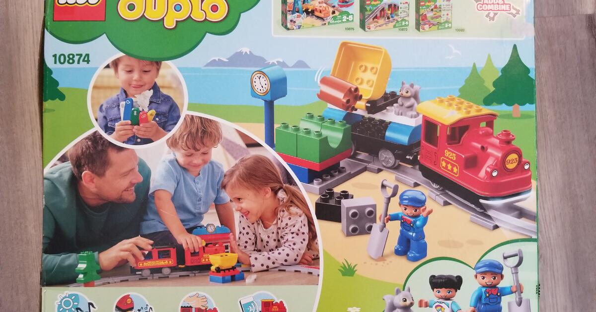 LEGO DUPLO Action Bricks Battery Operated Steam Train Set #10874 for ...