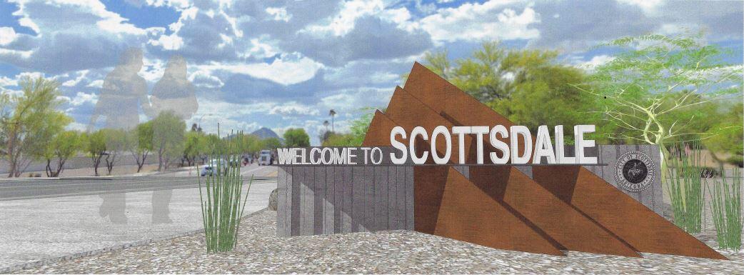 Scottsdale Gateway Monument Replacement Project Underway 📐 (City of ...