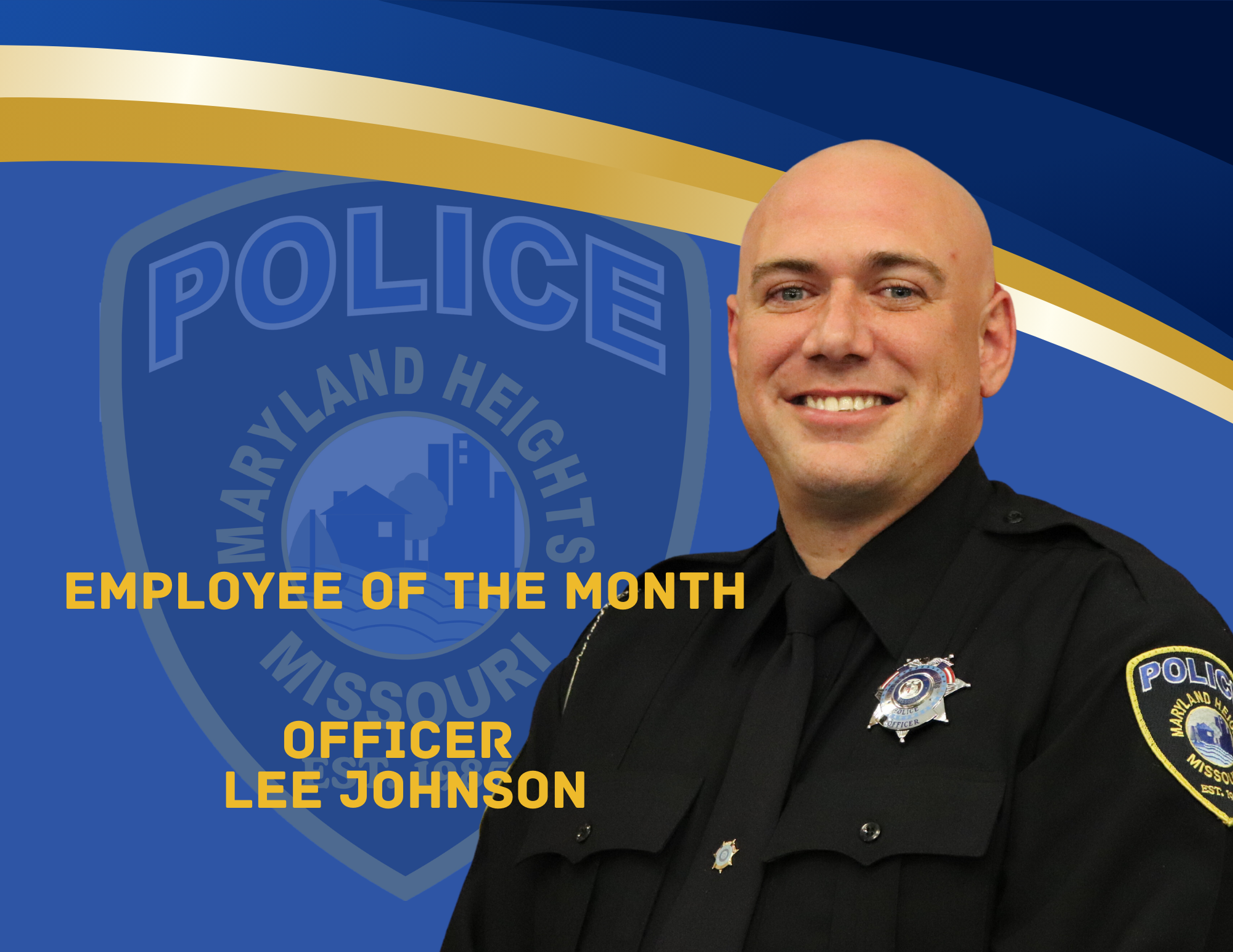 Congratulations to Officer Lee Johnson for being selected as the ...