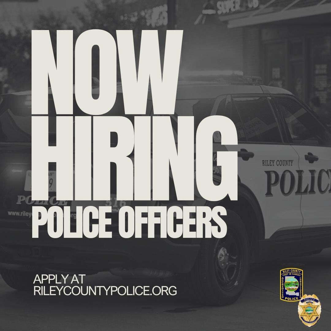 Come Join the RCPD Family! (Riley County Police Department) — Nextdoor ...