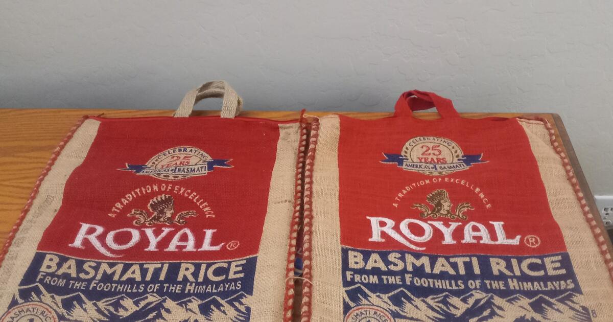 Royal Basmati Rice 20 lb Bags( EMPTY) for $7 in Chandler, AZ | For Sale ...