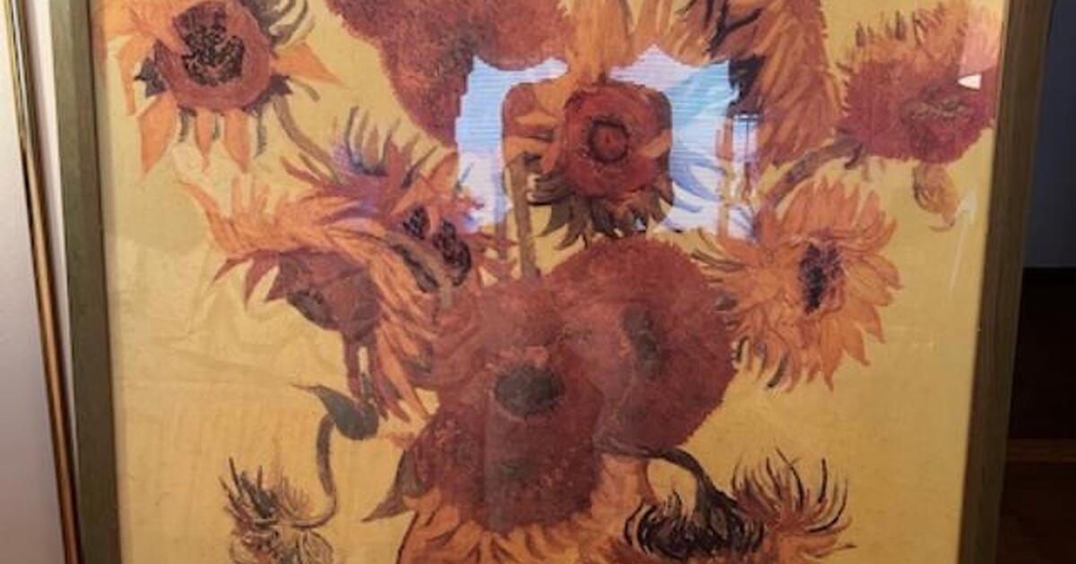 Van Gogh Sunflower reproduction for $25 in New York, NY | For Sale & Free — Nextdoor
